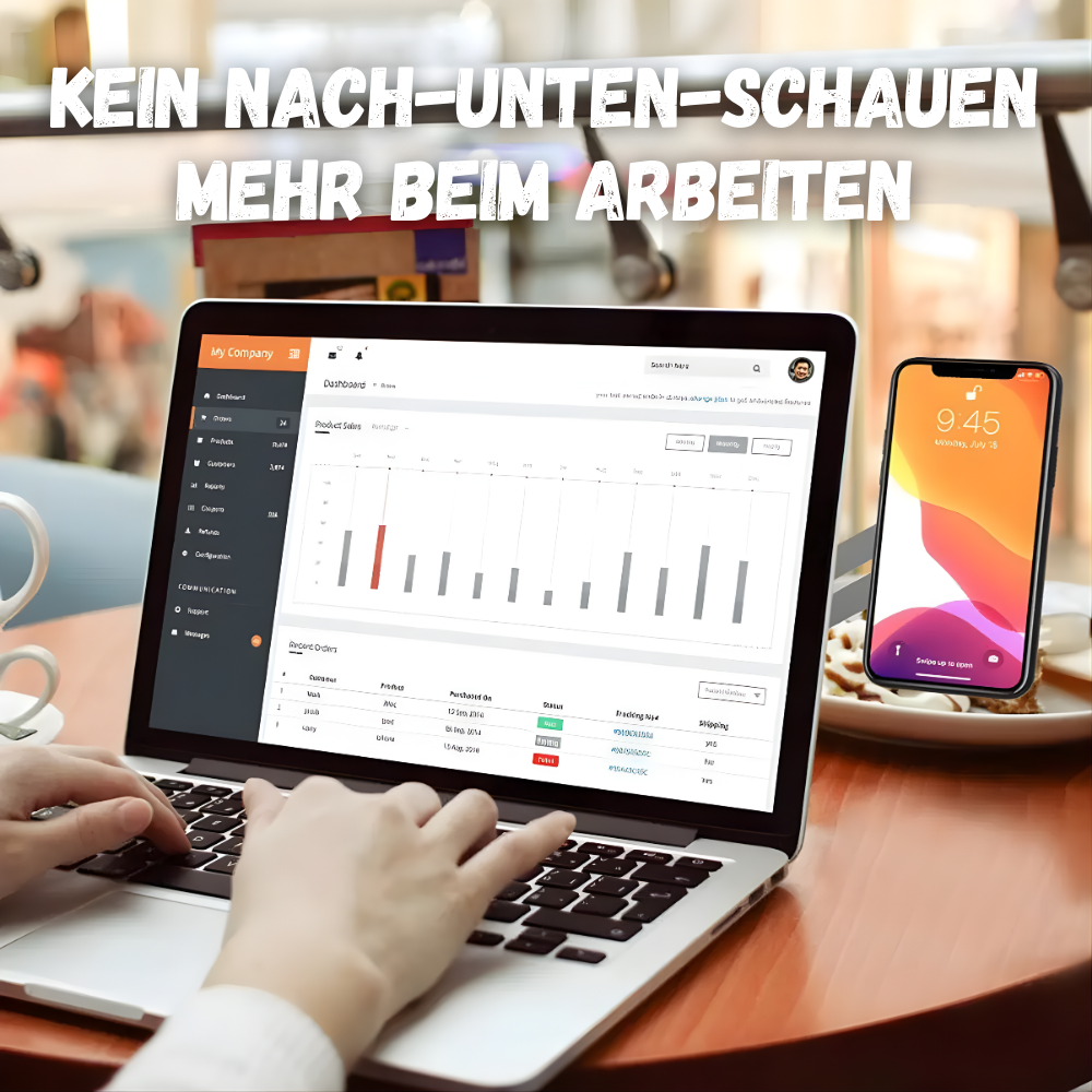 ViewMate™ | Seitliche Handyhalterung für den Laptop – Verlimo Deutschland